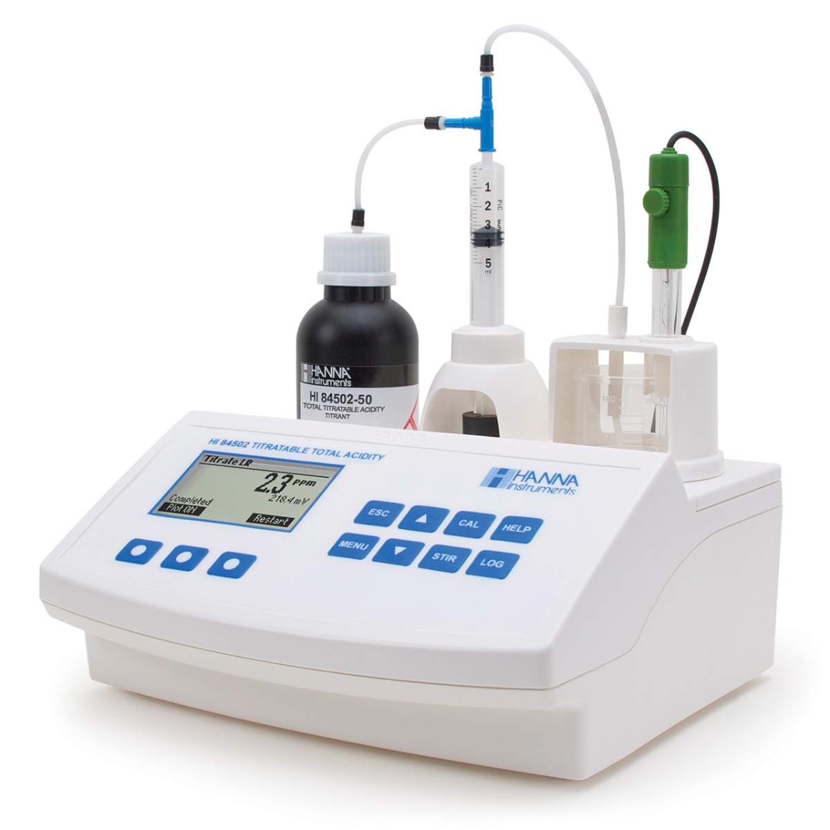 Hanna HI 84502-01 - Mini-Titrator for Measuring Titratable Acidity in Wine